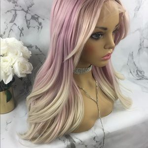 Other | Pink Diamond Synthetic Lace Front Wig Pink | Poshmark